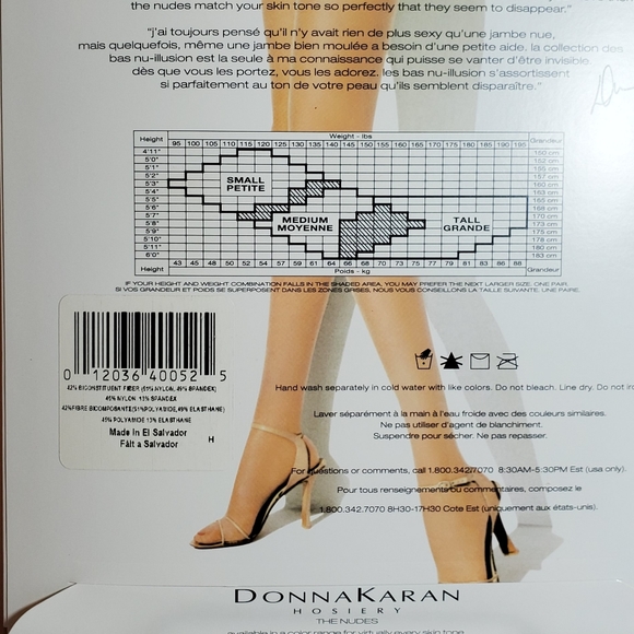 Donna Karan | Intimates & Sleepwear | Donna Karen Luxury Hosiery ...